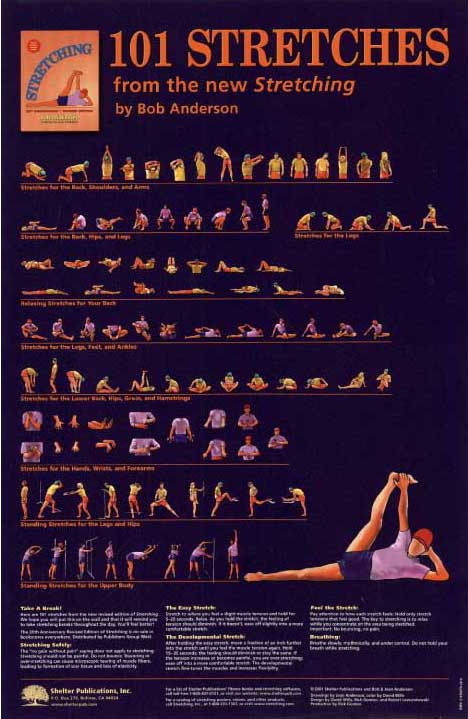 101 Stretches Poster